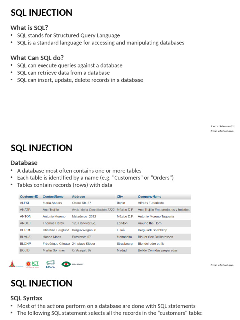 Lecture-5 SQLi Detail SWE 4503 | PDF | Sql | Computing