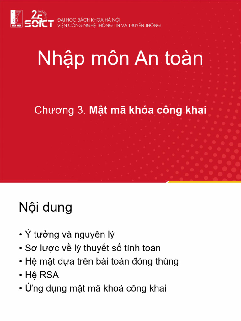 SoICT - NMATTT - CH 3 | PDF