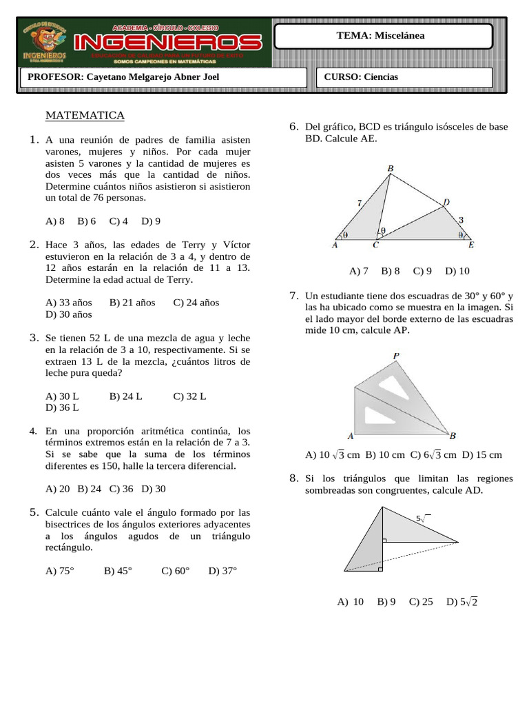FORMATO DE SEPARATAS | PDF | Protón | Química