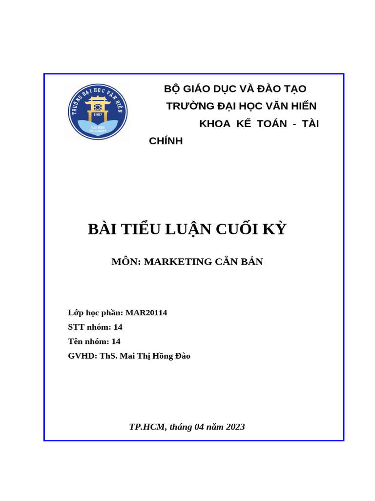 TL Marketing căn bản | PDF
