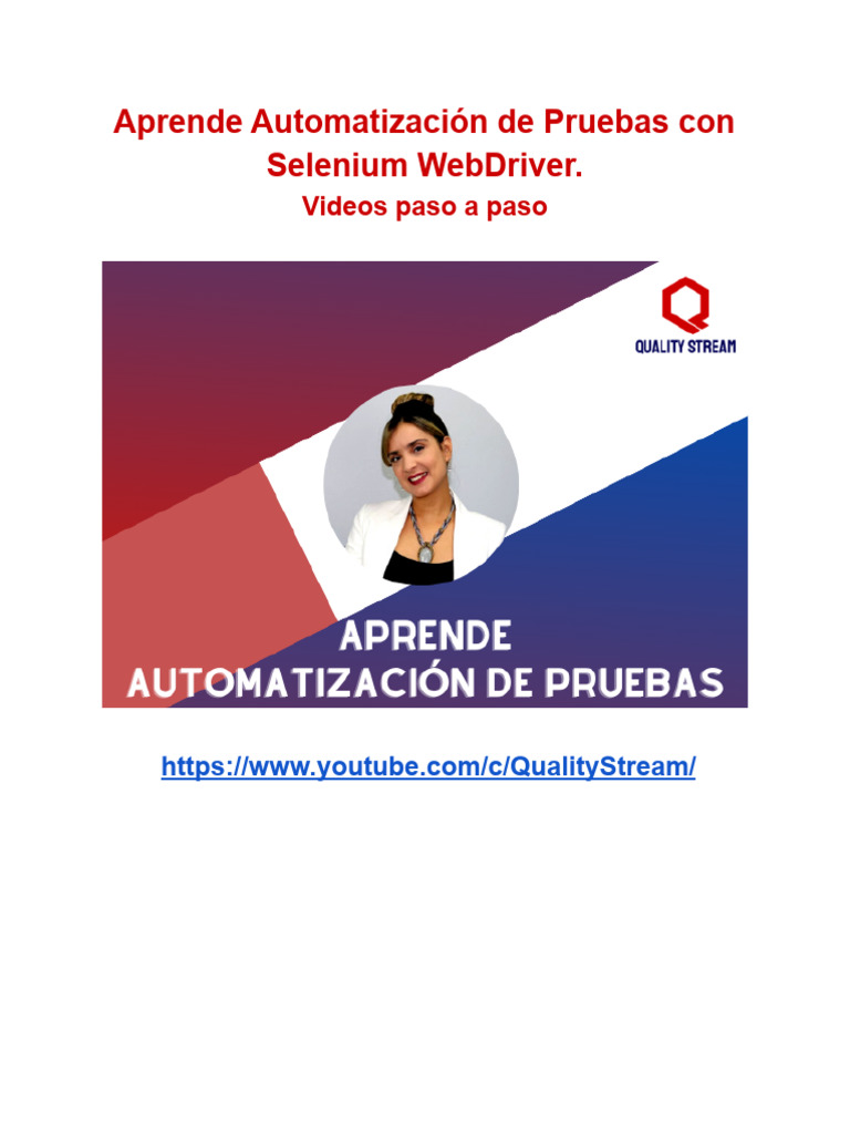 Guía-para-aprender-Selenium-WebDriver-Videos-paso-a-paso | PDF | Ingeniería de software ...