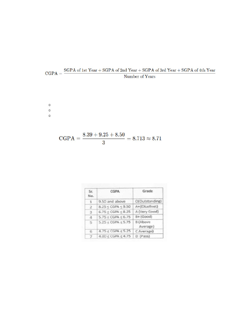 SGPA to Percentage Conversion Guide | PDF