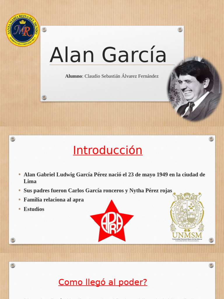 Alan García: Vida y Legado Político | PDF