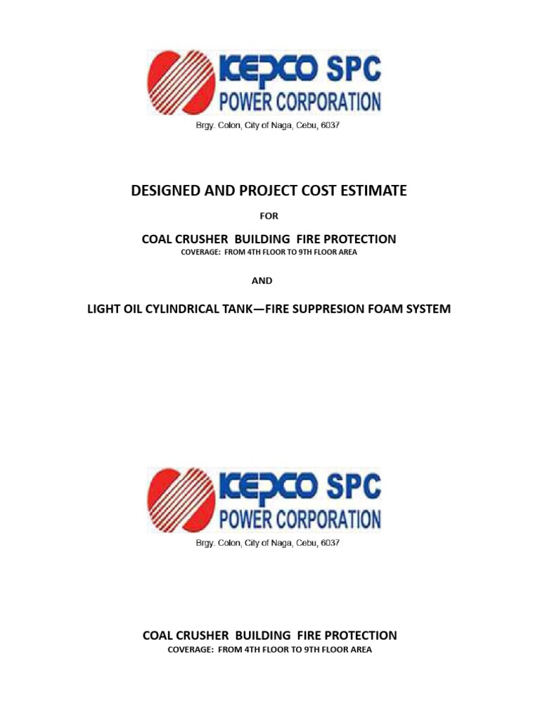 KEPCO SPC FIREPRO PROJECT REV01 | PDF | Fire Sprinkler System | Pipe ...