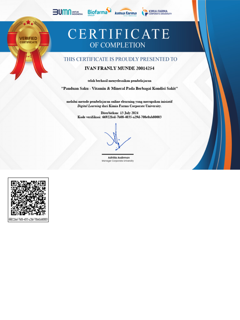 Panduan Saku Vitamin Amp Mineral Pada Berbagai Kondisi Sakit-E ...