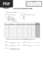 Fixed Asset Acquisition Form | PDF
