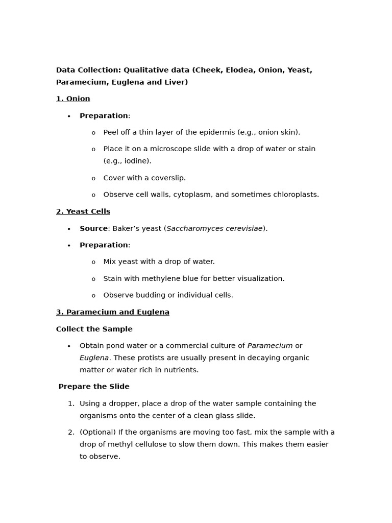 A2.2 Observing Cells Lab | PDF | Staining | Tissue (Biology)