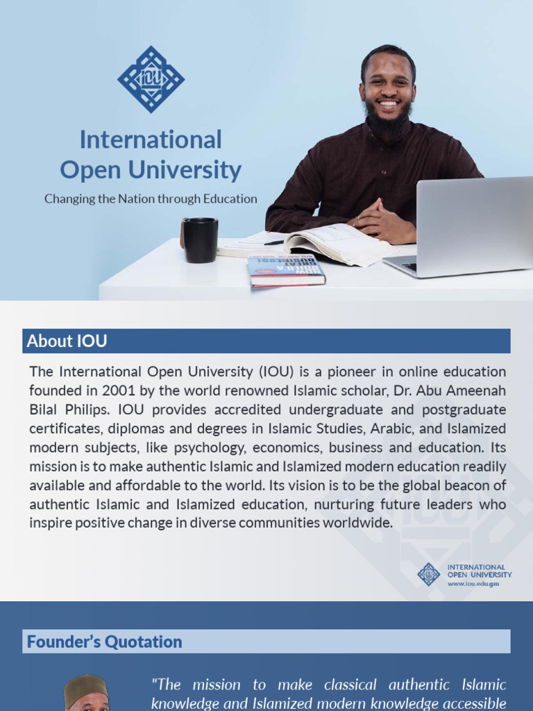 IOU Presentation-2025-Small | PDF | Bachelor's Degree | Master's Degree