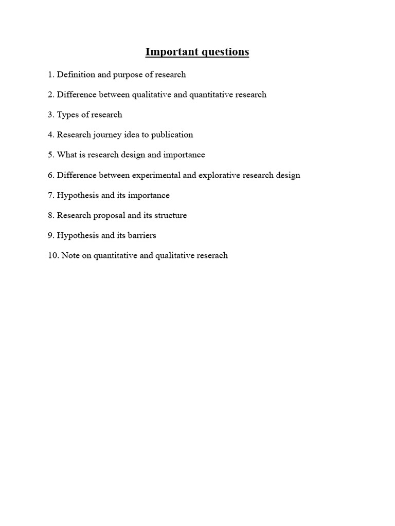 Key Concepts in Research Methodology | PDF