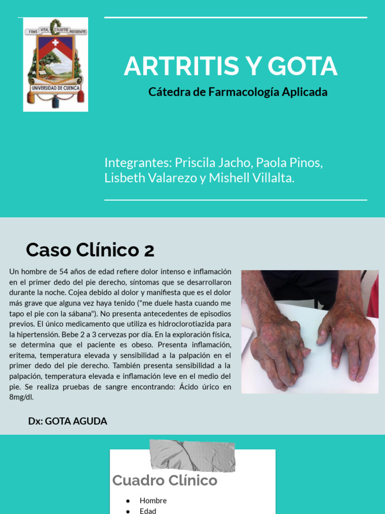 Artritis Reumatoide y Gota | PDF | Gota | Enfermedades y trastornos humanos