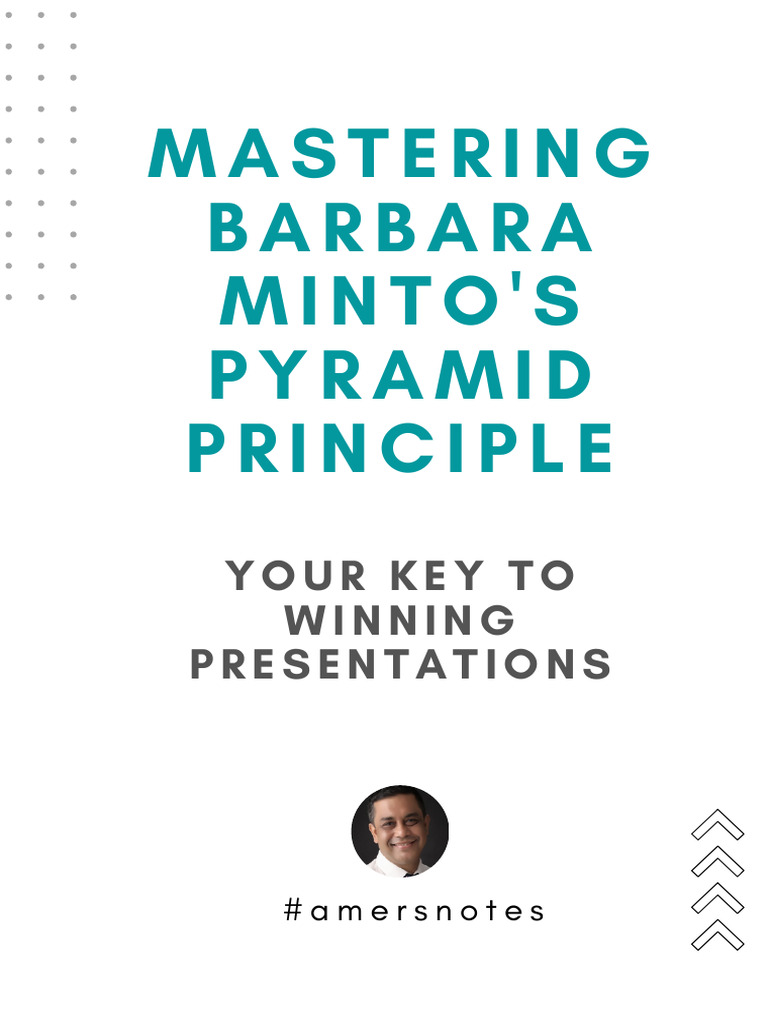 Pyramid Principle Strategy | PDF | Strategic Management | Economic Growth