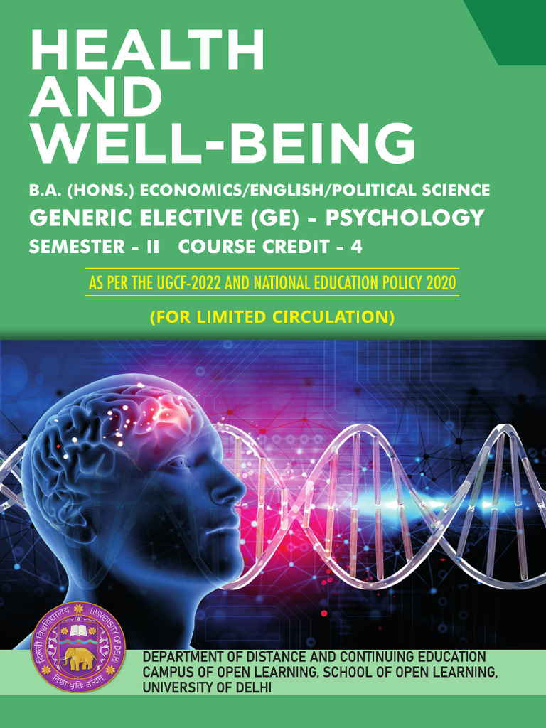 Health and Well-Being Overview | PDF | Body Mass Index | Well Being