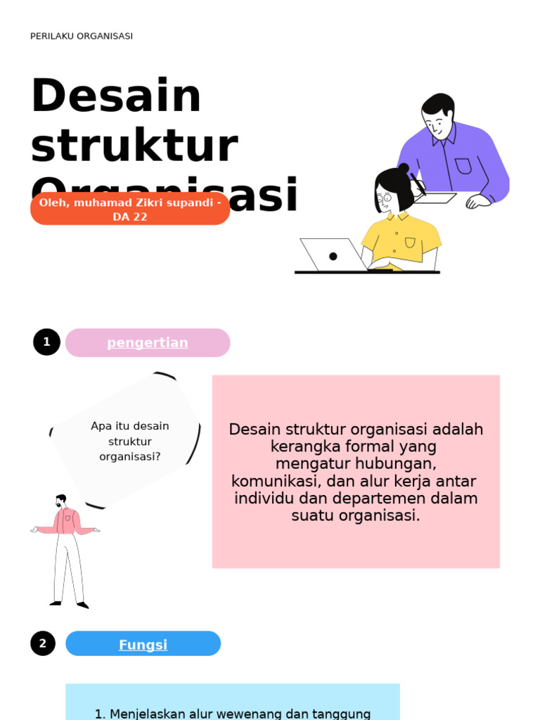 Desain Struktur Organisasi | PDF