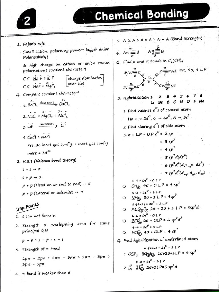 Chemical Bonding | PDF