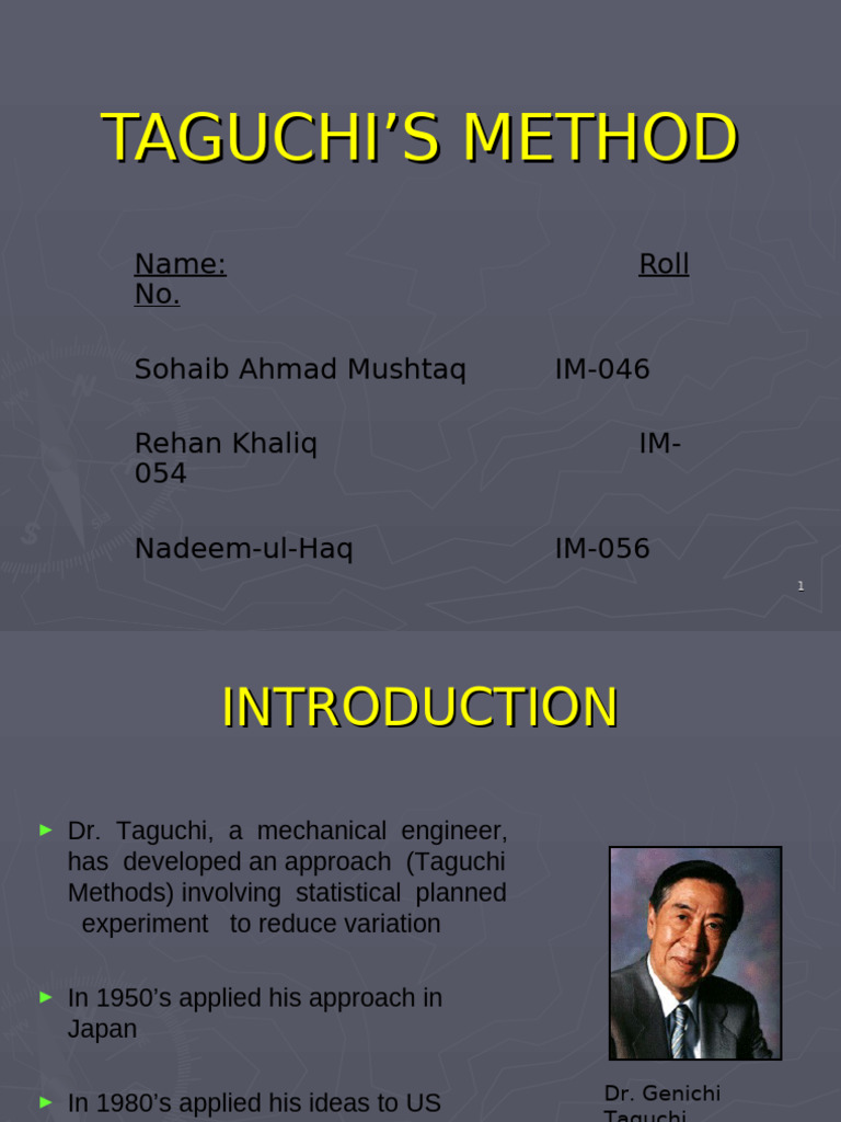 Taguchi's Quality Loss Function Explained | PDF | Variance | Loss Function