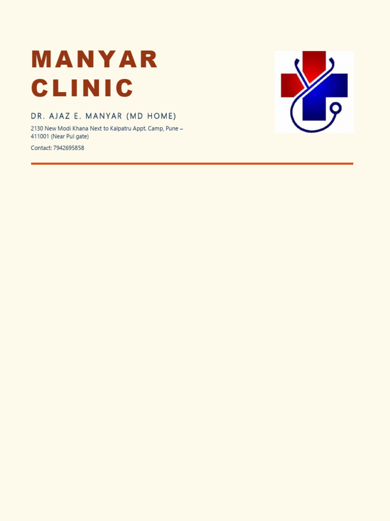 Manyar Clinic | PDF