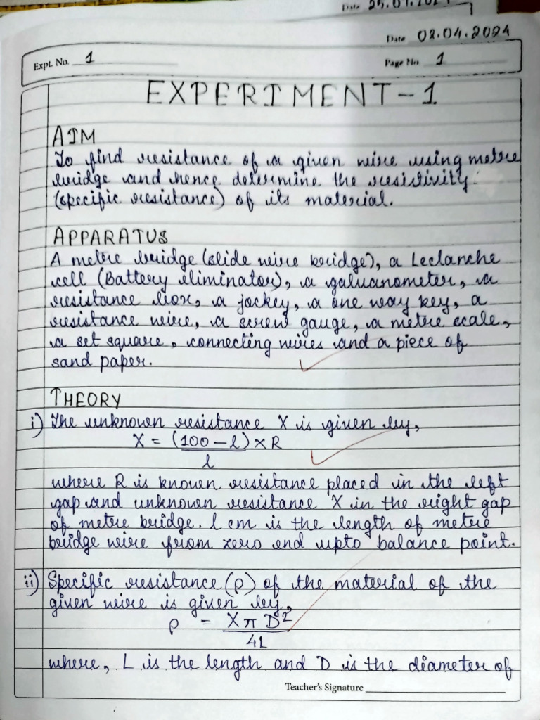 Physics Experiments | PDF
