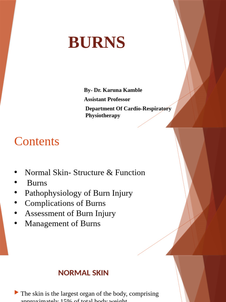 Comprehensive Guide to Burn Management | PDF | Skin | Epidermis