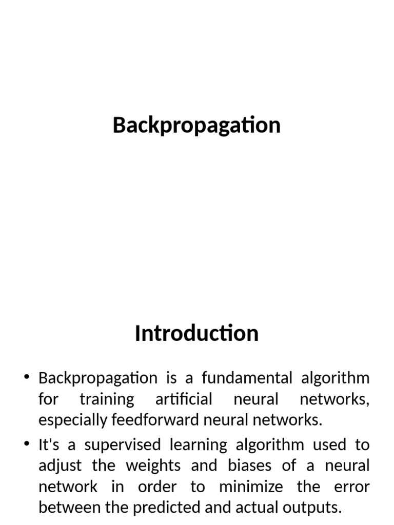 Back Propagation | PDF | Statistical Classification | Learning