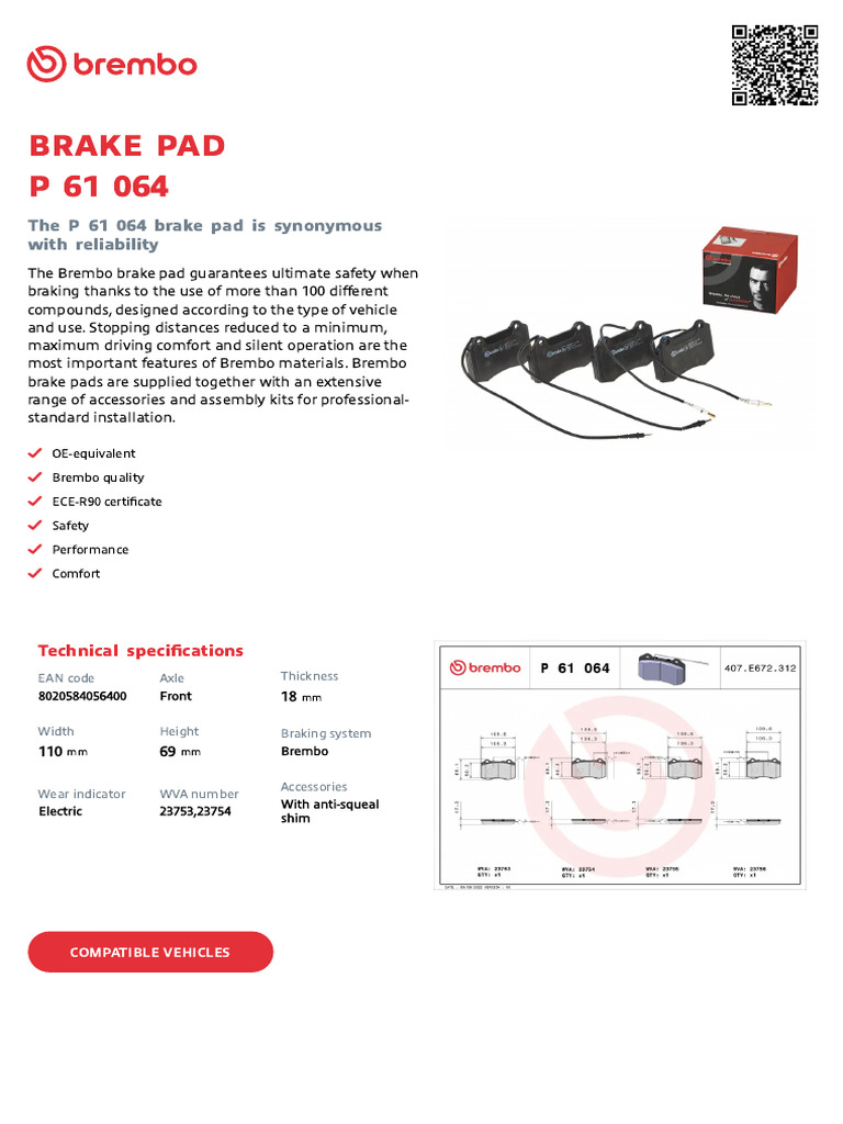 Brembo - P 61 064 | PDF