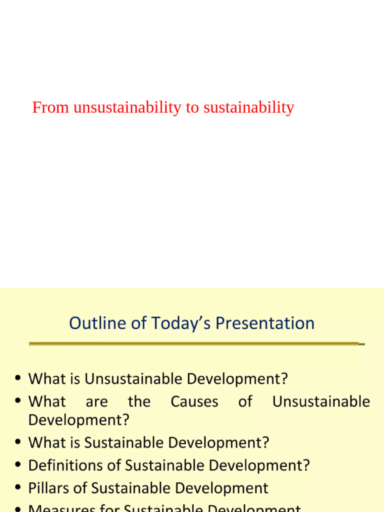 From Unsustainability | PDF