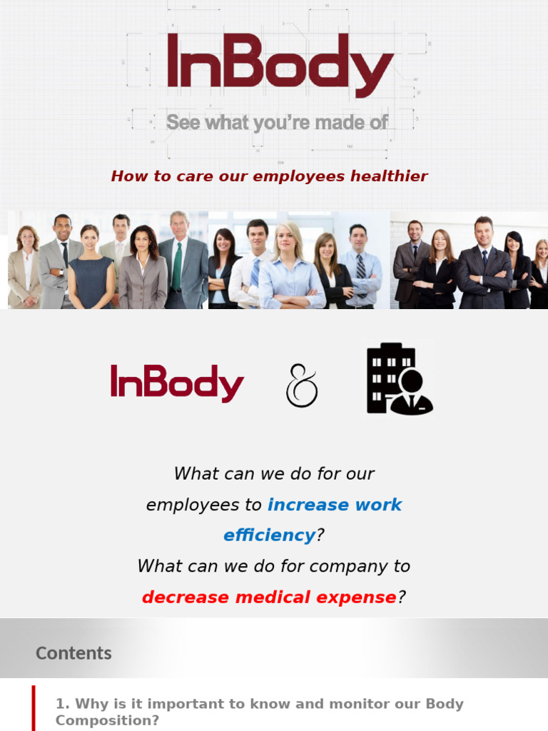 InBody Application For Corporate Wellness | PDF | Diseases And ...