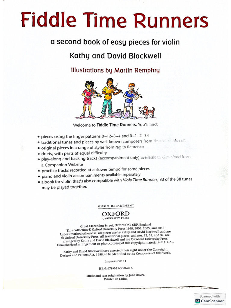 Fiddle Time Runners | PDF