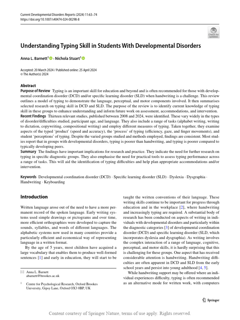Understanding_Typing_Skill_in_Students_With_Develo | PDF | Learning ...