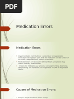 Medication Errors Ppt 1 | PDF | Medical Error | Chemistry