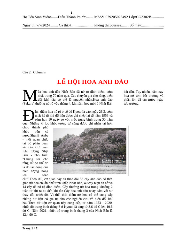 LeThanhQuy Word De2 | PDF