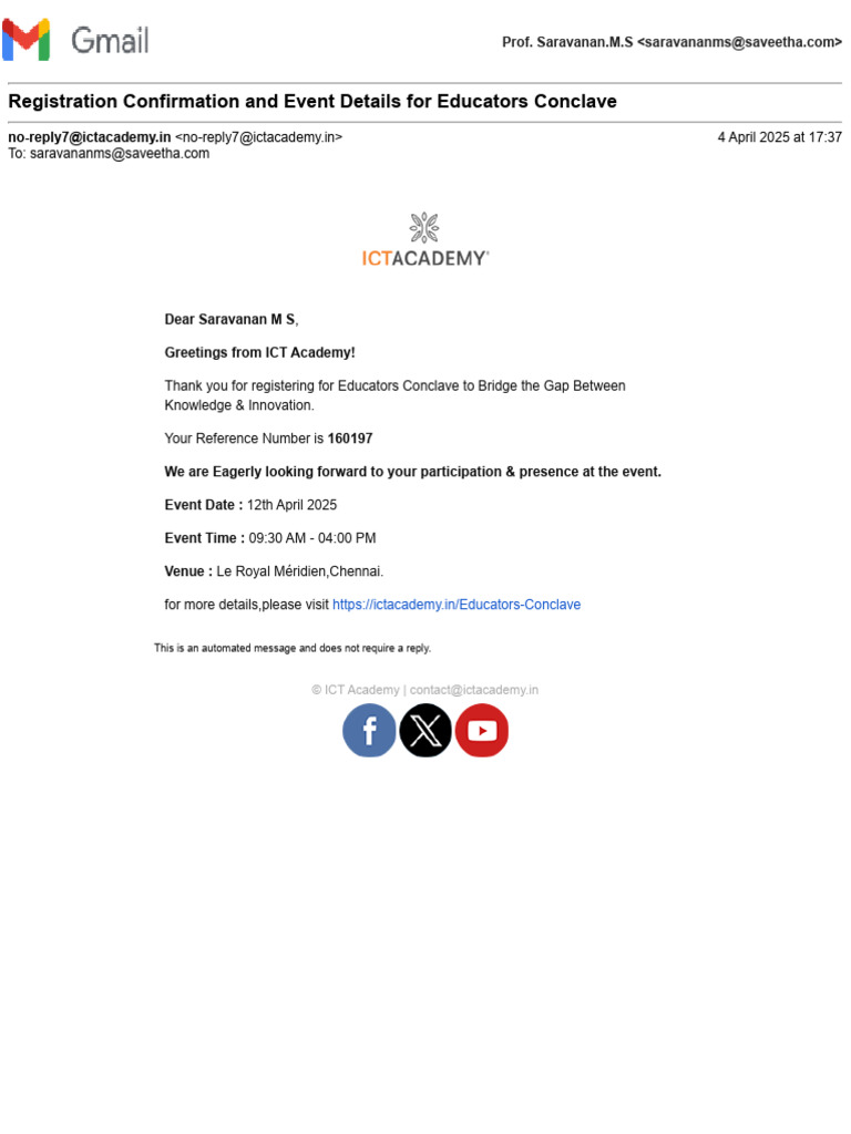 ICT Academy Conclave OD | PDF