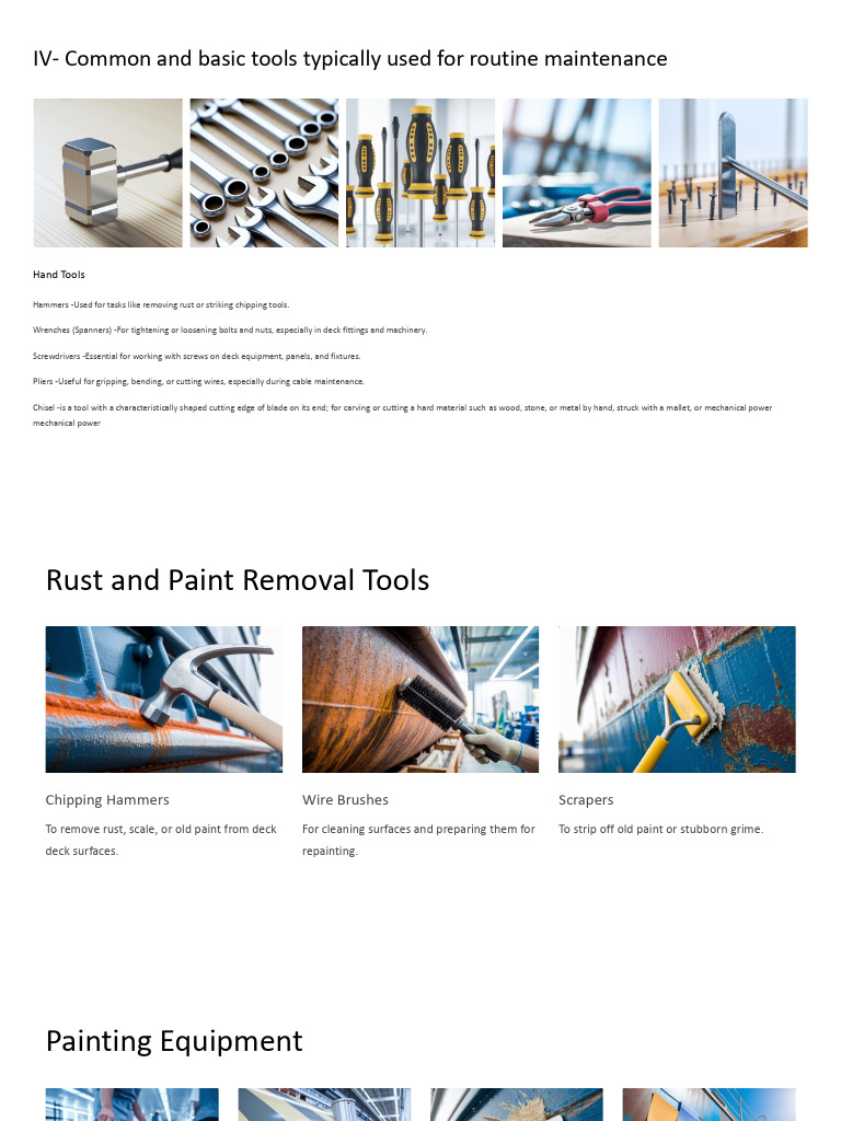 MIDTERM TOPIC 4A Shipboard Maintenance and Repair 2 | PDF | Knife | Troubleshooting