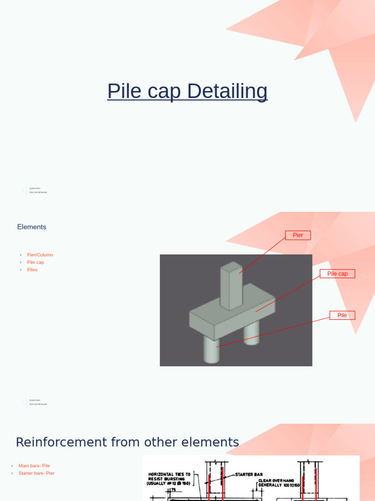 Pile Cap Reinforcement Guidelines | PDF
