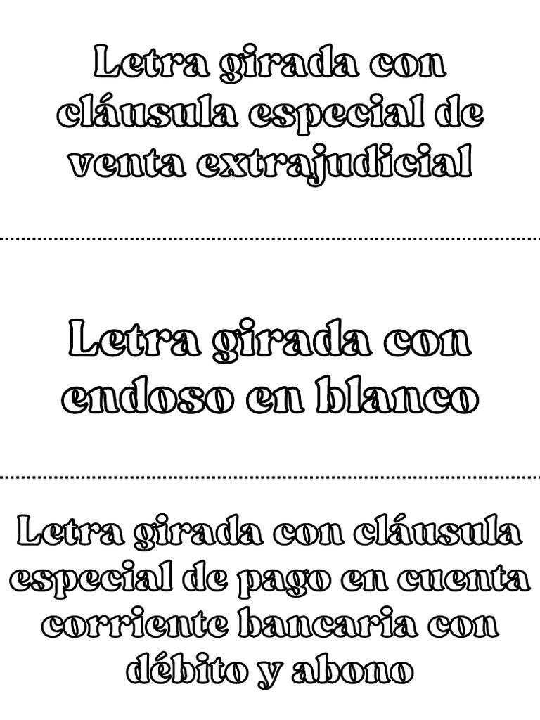 1. Letra Girada a Fecha Fija. 2. Letra Girada a Cierto Plazo Desde La ...