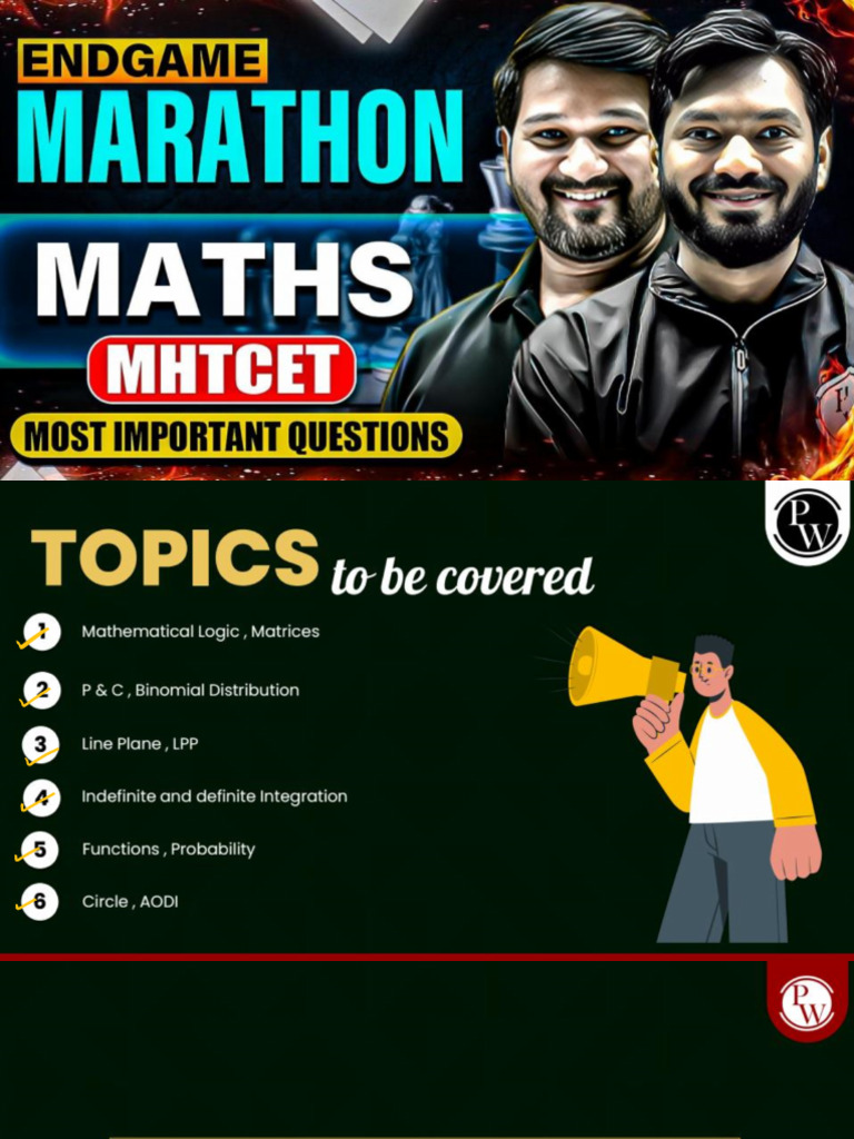 Maths Marathon Part-1 | PDF