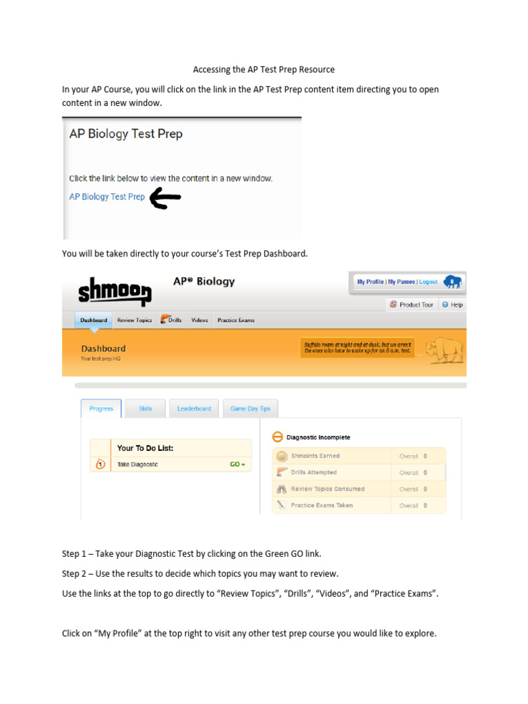 AP Test Prep Resource Guide | PDF
