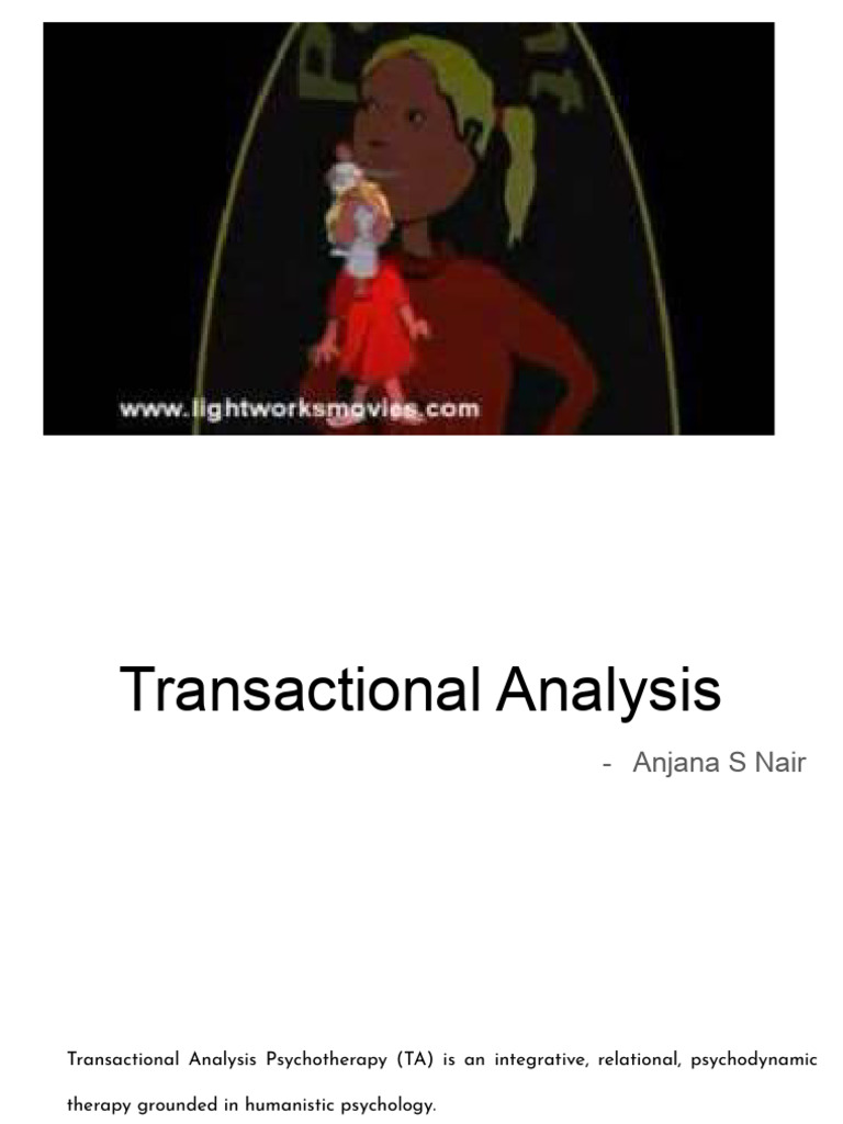 Transactional Analysis | PDF | Psychotherapy | Psychological Concepts