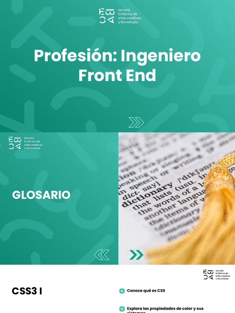 CSS- M4 - Glosario | PDF | HTML | Desarrollo web