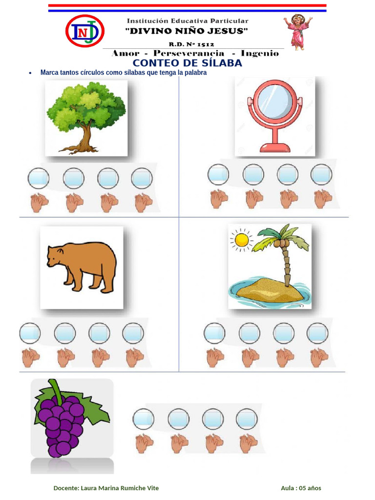 CONTEO DE SÍLABA | PDF