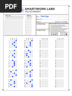 90 Questions OMR Sheet | PDF | Writing Implements | Writing