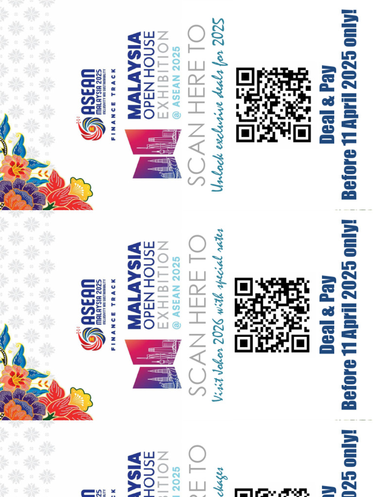 Promotion Package for Malaysia Open House Exhibition @ASEAN 2025 April ...