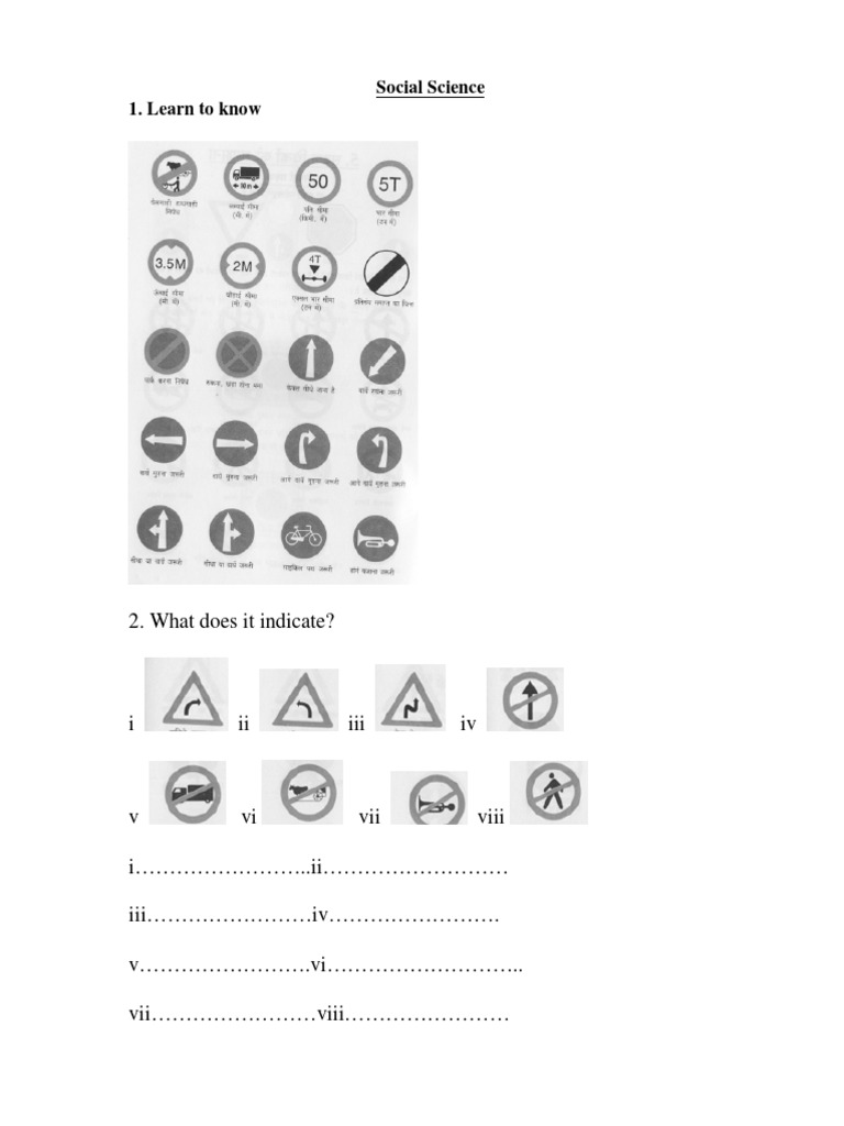 CBSE Class 3 Social Science Worksheet (9) | PDF