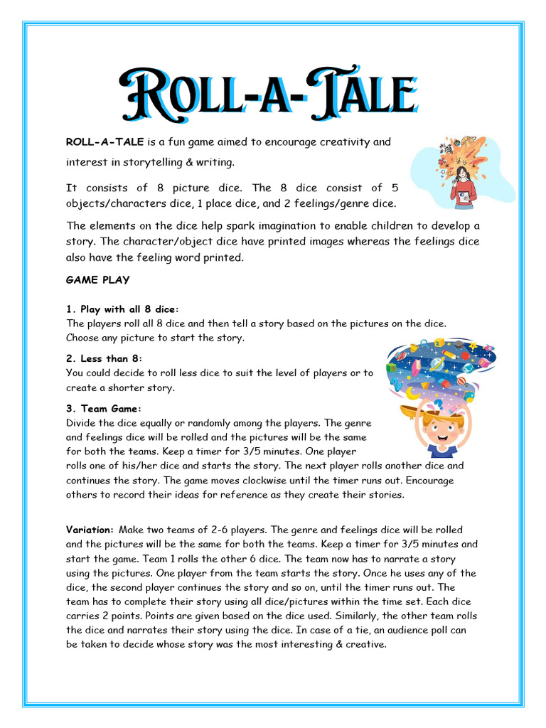 Roll A Tale Fianl | PDF