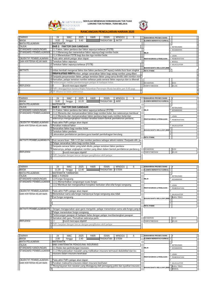 RPH Minggu 6 - Full | PDF