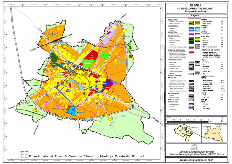 Bhind 2035 Final Map | PDF