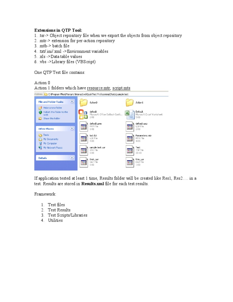 QTP Extensions | PDF | Computers