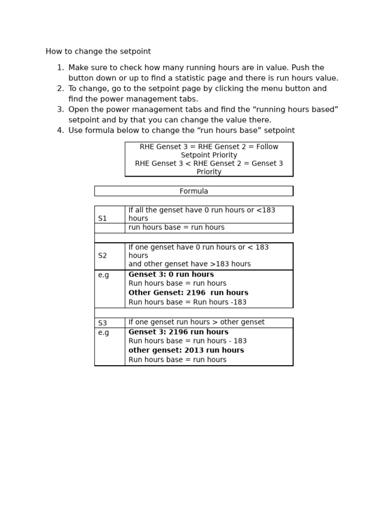 How To Change The Setpoint | PDF