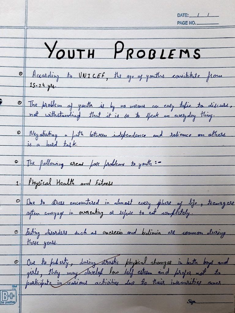 Practical#9 Youth Problem | PDF