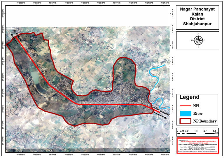 Kalan GIS Ward Map A4 | PDF