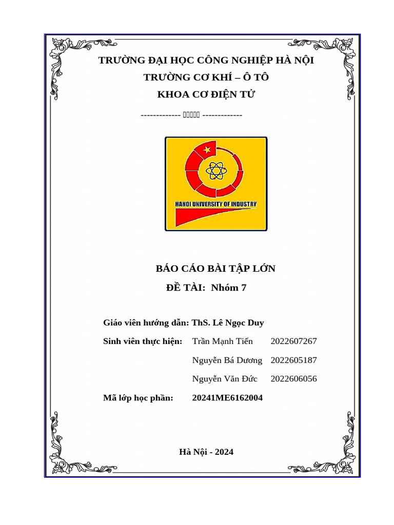 BTL Nhom7 | PDF